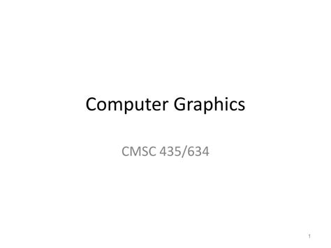 Ppt Computer Graphics Powerpoint Presentation Free Download Id1861067