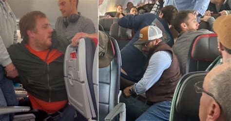 Man Duct Taped By Passengers After Trying To Open Door Mid Flight Us News Metro News
