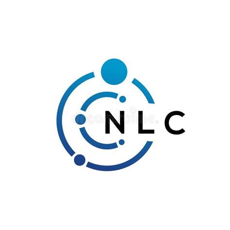 NLC Letter Technology Logo Design On White Background NLC Creative Initials Letter It Logo