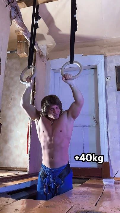 Выходы силой на кольцах 40кг Youtube