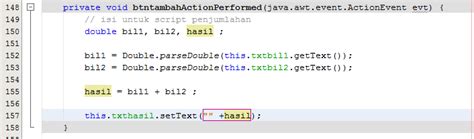 Membuat Kalkulator Sederhana Di Netbeans