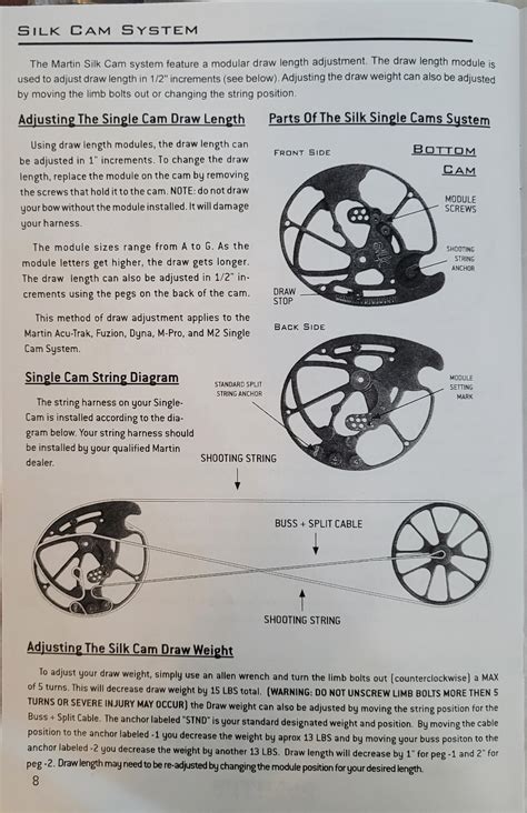 Adjusting Draw Lengthweight On Single Cam Technical Question Rarchery