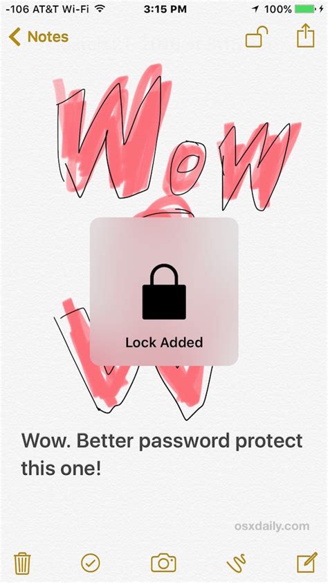 How To Password Lock Notes On IPhone IPad