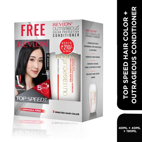 Revlon Top Speed Hair Color Outrageous Conditioner Combo Revlon India