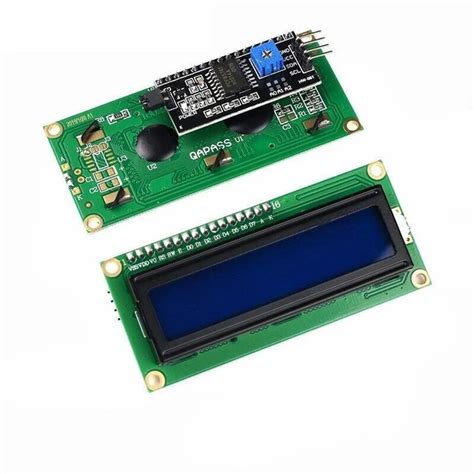 MODULO DISPLAY LCD Seriale IIC I C ARDUINO Illuminazione Blu Per Raspberry EUR