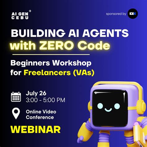 Webinar Build Ai Agents With Zero Code Ai Cebu Cebby