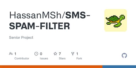 Github Hassanmshsms Spam Filter Senior Project