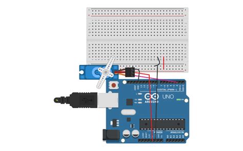 Circuit Design Exercicio 3 Controle De Servomotor Via Serial Feito Agora Tinkercad