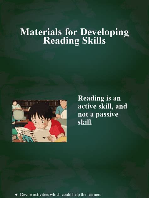 materials for developing reading skills pdf