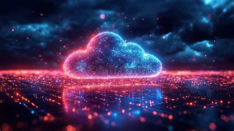 Seamless Data Migration To The Cloud With An Image Showing Data Being Transferred From On