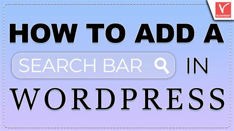 How To Add A Search Bar In Wordpress In 2025 2 Best Ways