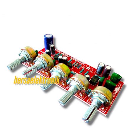 Jual Tone Control Stereo Plus Sub Dan Mic 5 Potensio Volume Trible Bass Sub Mic Terbaru Jun