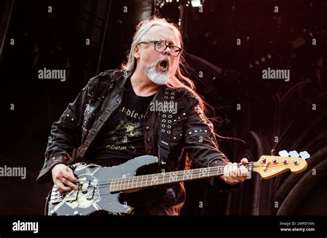 Leif Edling Of Candlemass Performing At Athensrocks Festival In Athens