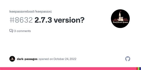 2 7 3 version · issue 8632 · keepassxreboot keepassxc · github