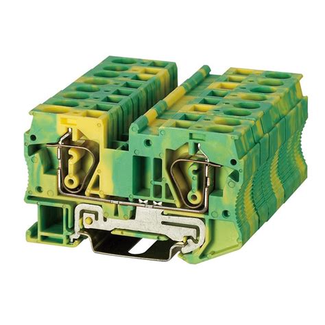 St Jd Ground Rail Mounted Spring Terminal Block Screwless Terminal Block And Phoenix Contact