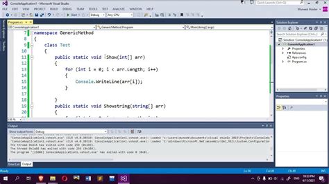 Generic Methods In C Youtube