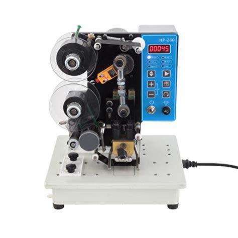 HP 280p Hualian Automatic New Digital Panel Heat Heating Code Printing Print Ribbon Hot Coding