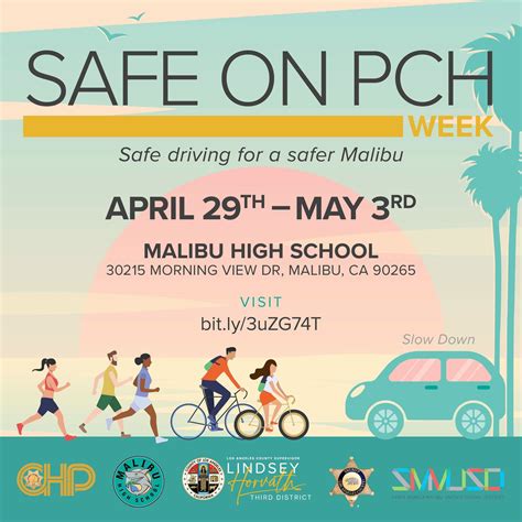 County City And Malibu High School To Host Stay Safe On Pch Week