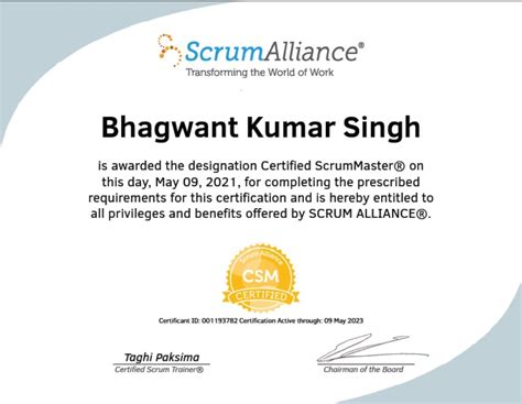 Bhagwant Kumar Singh On Linkedin Csm Cspo Csm Cspo Productowner Scrummaster