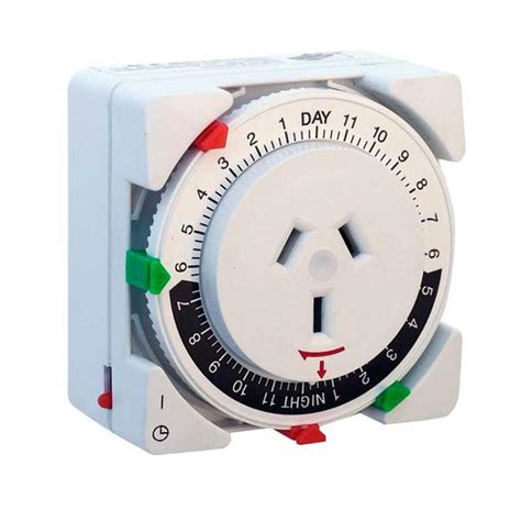 Hpm Double Pole Easy Set Timer 24hr Mitre10