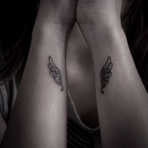 Angel Wings Wrist Tattoos