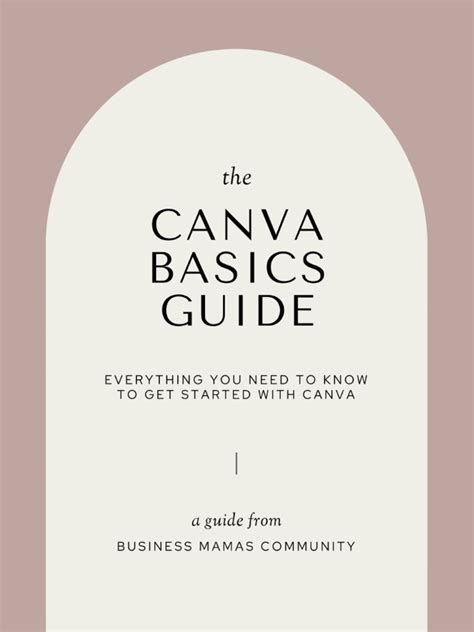 Canva Basics Guide Pdf