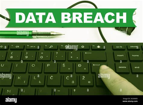 Text Caption Presenting Data Breach Business Approach Security