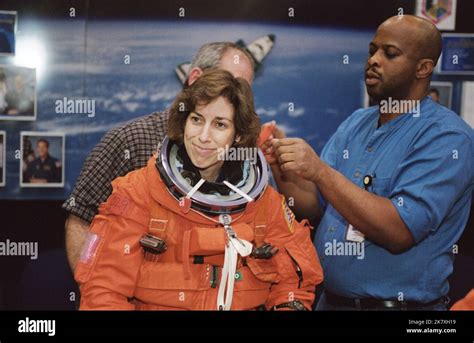 Ellen Ochoa In Space Ship