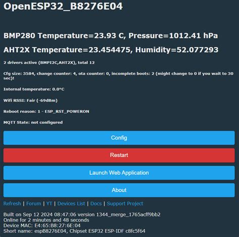 Configuring Openbeken On Esp32 With 4mb Default Using Sdkconfig Defaults Esp32 3