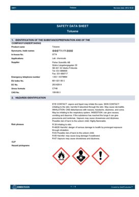 Fillable Online Toluene Fax Email Print PdfFiller