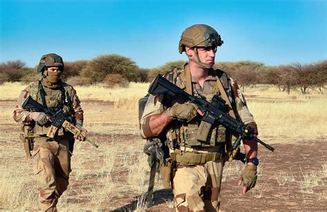 French Soldiers Of The Chad Marching Regiment Rmt Part Of The Desert Tactical Sub Group