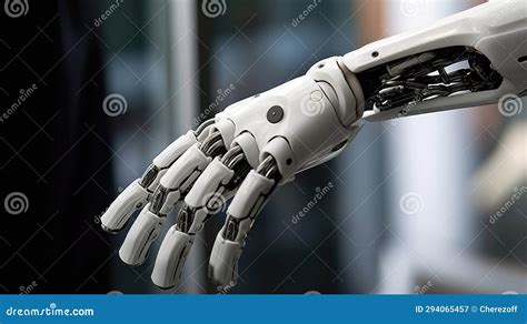 Robotic Human Hand Prosthesis Stock Illustration Illustration Of Creation Digital 294065457