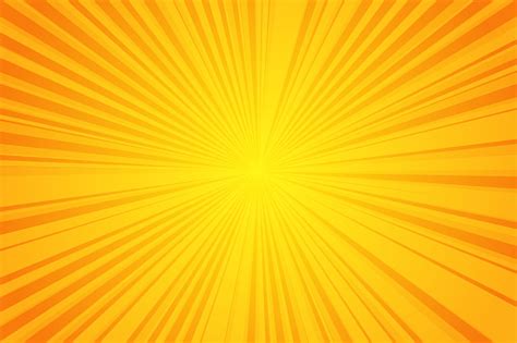 오렌지 선버스트 패턴 배경 광선 방사형 여름 배너 벡터 일러스트 레이 션 노랑에 대한 스톡 벡터 아트 및 기타 이미지 노랑 다중 색상 디자인 Istock