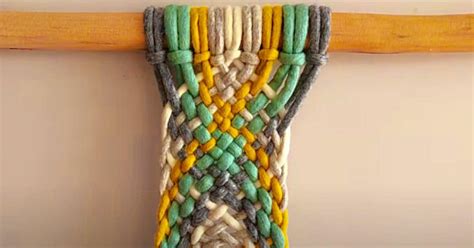 How To Make A Continuous Weave Macrame Diy Joy