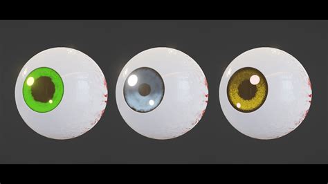 blender free stylized eye shader how to use youtube