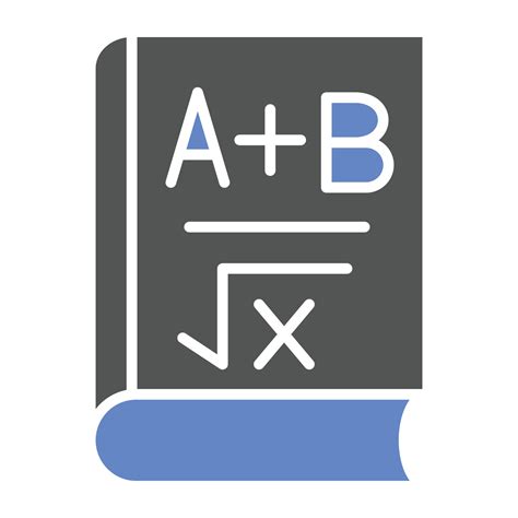 Algebra Book Icon Style 9965086 Vector Art At Vecteezy