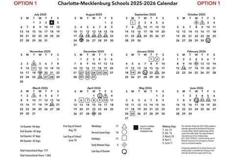 Charlotte Mecklenburg School Calendar 2026 2027 School Calendar