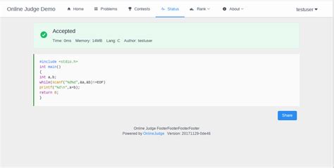 Onlinejudge首页、文档和下载 基于 Python 和 Vue 的在线评测系统 Oschina 中文开源技术交流社区