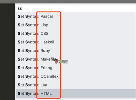 Sublime如何选择编程语言实现语法高亮 码笔记