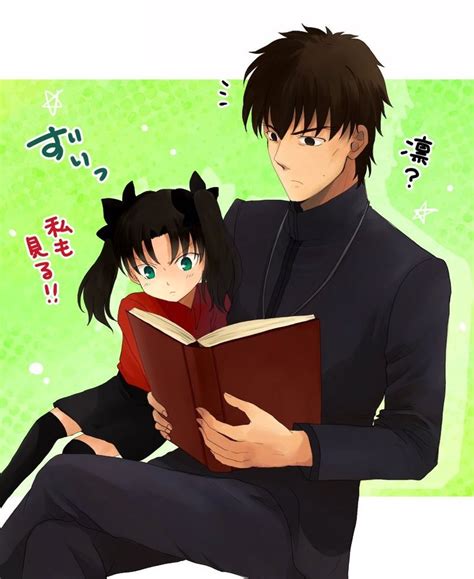 Kotomine Kirei Rin Tohsaka Rin Tohsaka Рин Тосака Kotomine