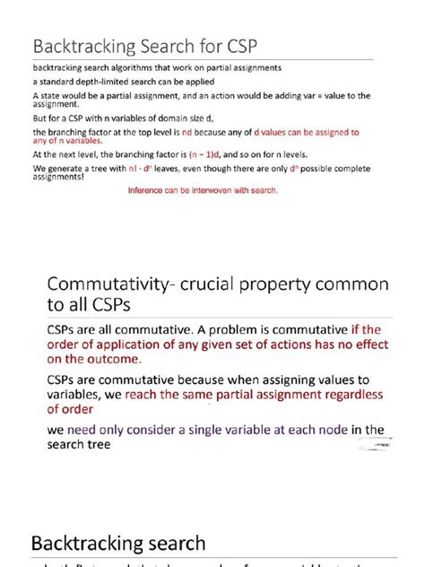 Backtracking Mrv Lsv Forward Checking Online Class Pdf