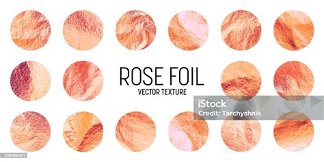 로즈 골드 호일 반짝이는 핸드메이드 서클 황금빛으로 빛나는 질감 패턴 럭셔리 빛나는 손으로 그린 배경입니다 결혼식 인사말 카드 장식 요소 현대 미니멀리스트 예술 벡터