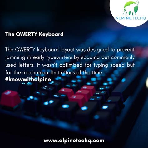 Alpinetechq On Linkedin Qwerty Keyboard Alpine Knowwithalpine