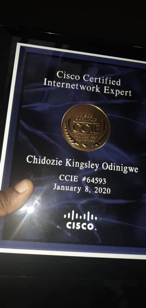 Kingsley Chidozie Odinigwe On Linkedin Ccie 39 Comments