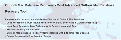Outlook Mac Database Recovery Tool