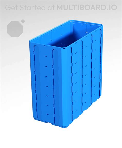 2x4x4 Topped Multipoint Rail Multibin Shell 3d Model By Multiboard On Thangs