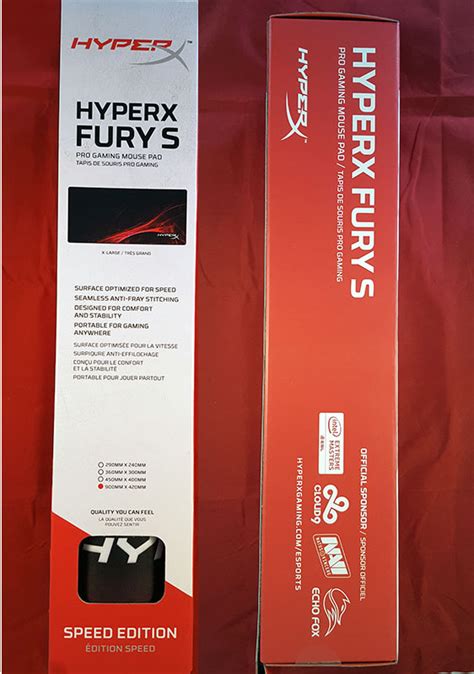 Hyperx Fury S Pro Gaming Mouse Pad Speed Edition Technoyard