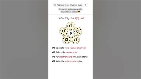 Pcl5 Lewis Structure Chemistry Pcl5 Lewisstructure Youtube