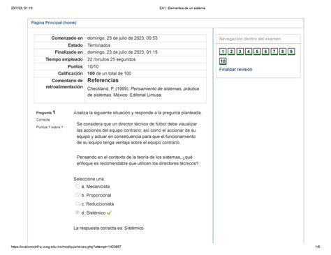 Ea1 Elementos De Un Sistema Página Principal Home Pregunta 1