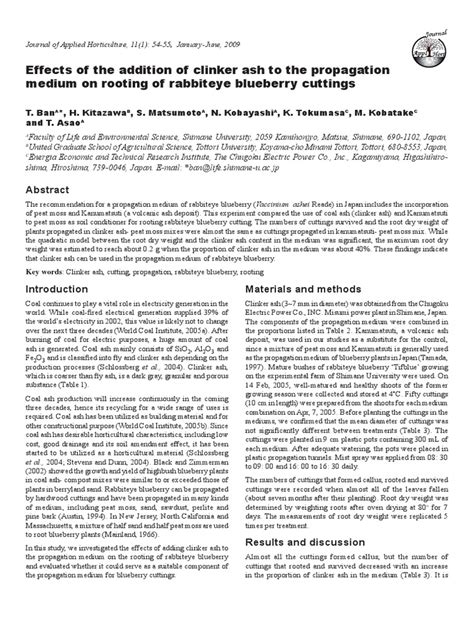 Effects Of The Addition Of Clinker Ash To The Propagation Pdf Coal